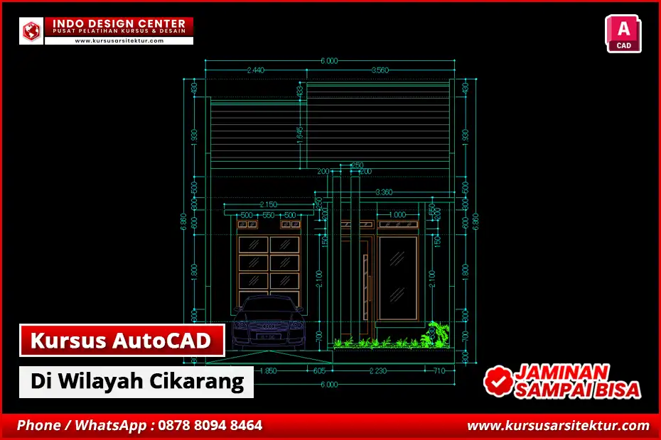 Kursus AutoCAD di Cikarang - Kursus Desain Arsitektur | Indo Design Center