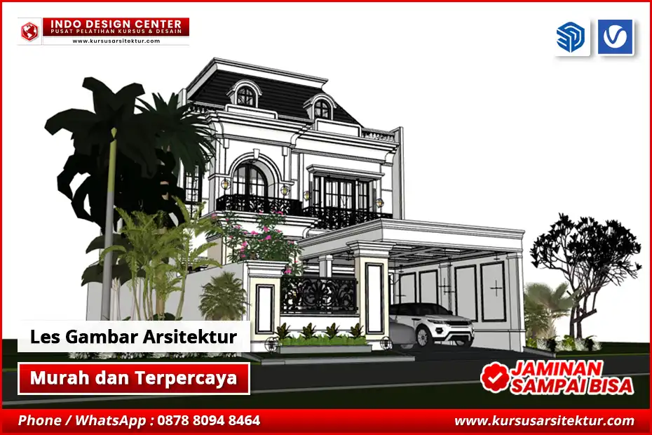 Les Gambar Arsitektur Murah 3D Design Furniture - Kursus Desain ...